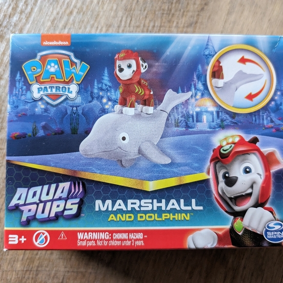 Nickelodeon | Toys | Paw Patrol Aqua Pups Marshall And Dolphin Action ...